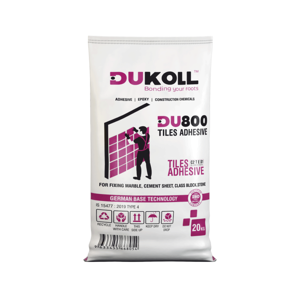 DU-800 High Strength Tile Adhesive - Perfect for All Surfaces
